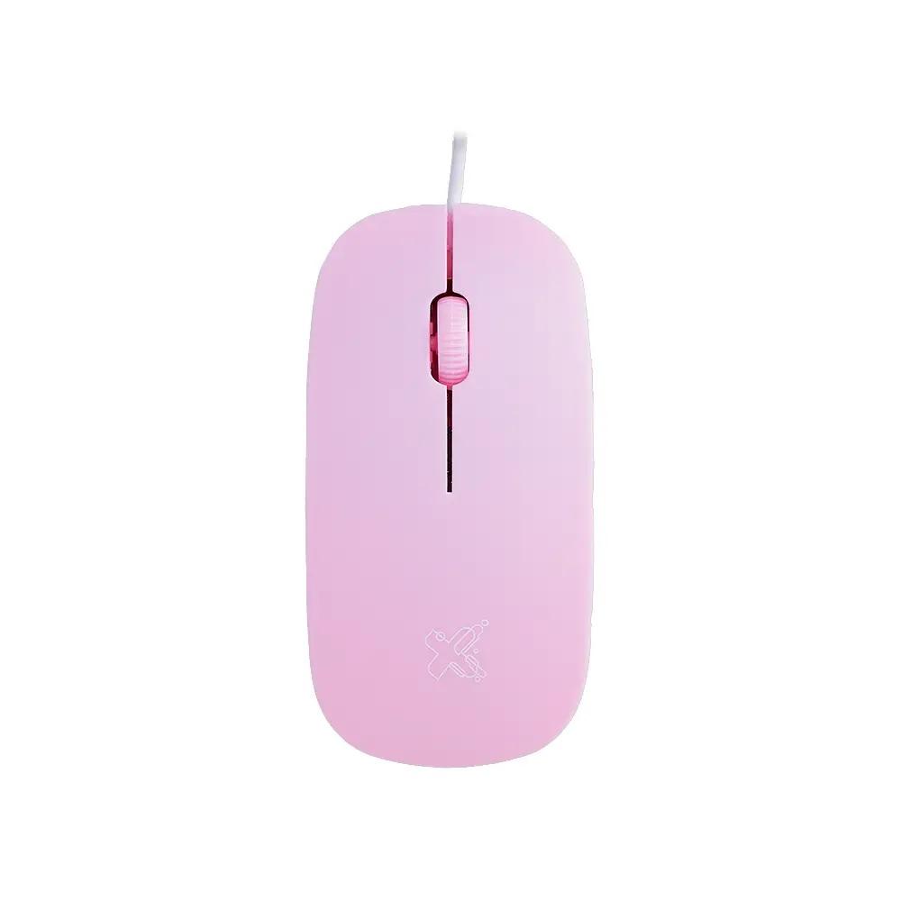 Mouse USB Surface, 1200dpi, Rosa, 60000136, MAXPRINT