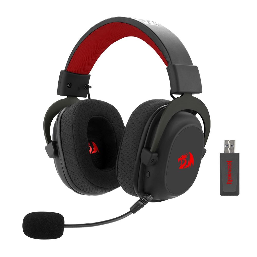 Fone Headset Gamer sem fio Zeus Pro, Bluetooth, Preto, H510-PRO, REDRAGON