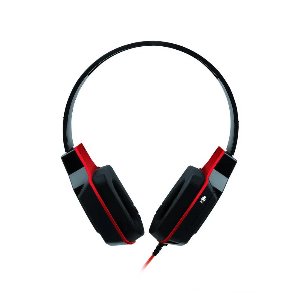 Fone Headset Gamer Vibe, Preto/Vermelho, PH073, MULTILASER
