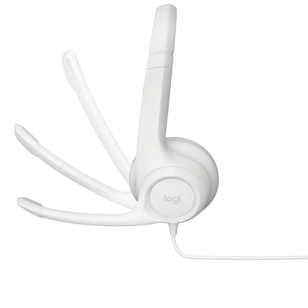 Fone Headset, USB, H390, Branco, 981-001285, LOGITECH
