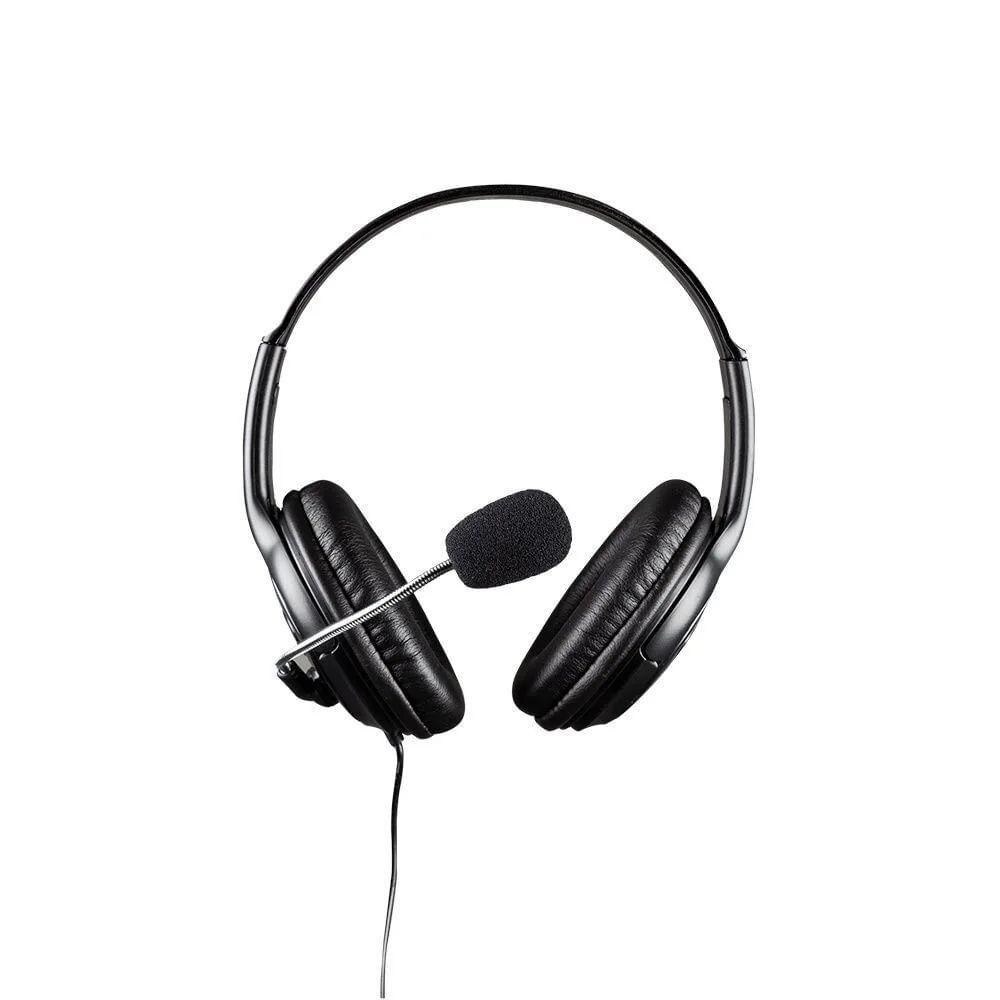 Fone Headset Basic, Preto, 6013322, MAXPRINT
