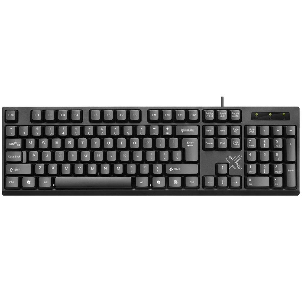 Teclado USB Universitário, Preto, ABNT2, 60000140, MAXPRINT