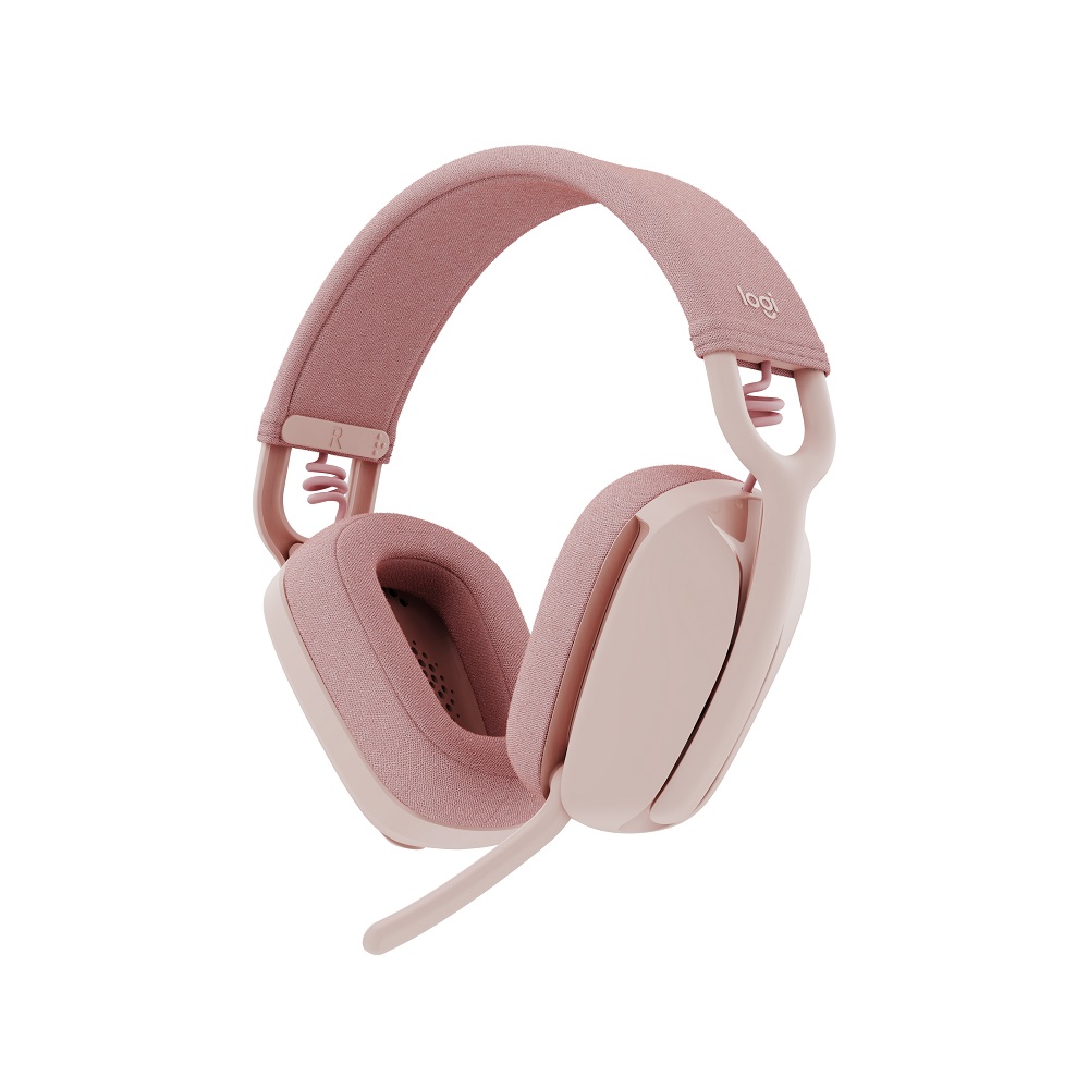 Fone headset sem Fio Zone Vibe 100 Rosa 981-001223, LOGITECH