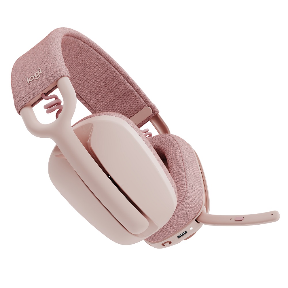 Fone headset sem Fio Zone Vibe 100 Rosa 981-001223, LOGITECH