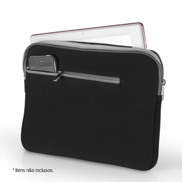 Case para notebook 15,6" Preta/Cinza, BO400, MULTILASER